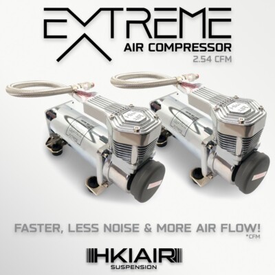 Dual EXTREME Air Compressor by HKI - Air Ride Suspension And Horn ...