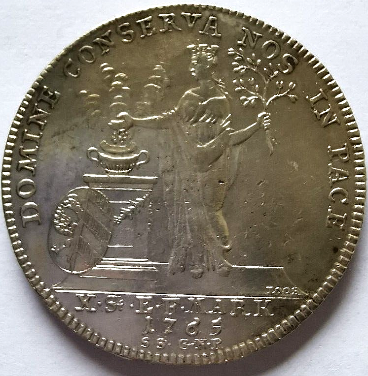 1765 SS-GNR German States NURNBERG Thaler Silver Coin | eBay