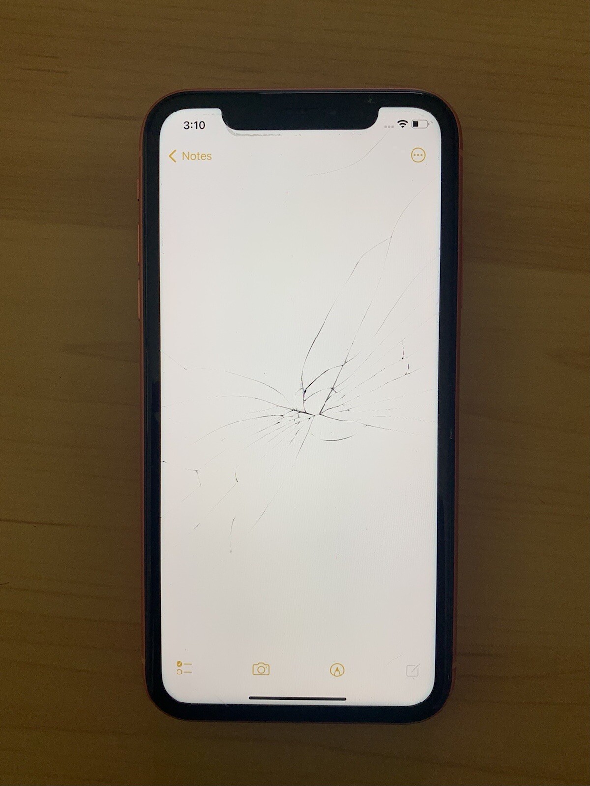 iPhone XR CRACKED Glass OEM Factory Original LCD Screen Digitizer ...