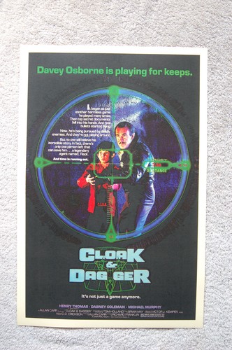 Cloak & Dagger Lobby Card Movie Poster #1 | eBay