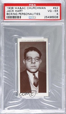 1938 Churchman's Boxing Personalities Tobacco Jack Hart #42 PSA 4 | eBay