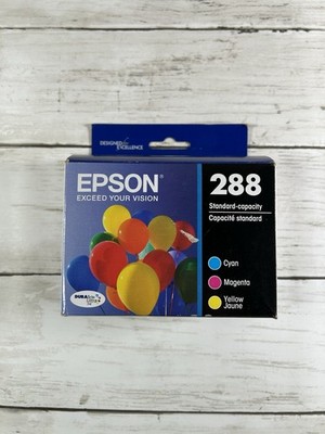 New Sealed Epson 288 Standard Color C M Y Ink Cartridges - Exp 06/26 | eBay