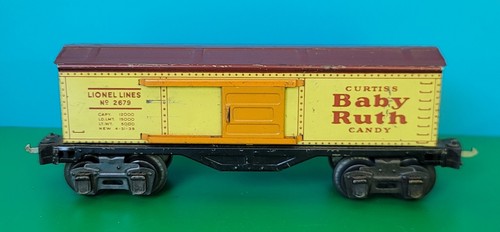 LIONEL Pre War 2679 Baby Ruth Tinplate Box Car O Gauge ~1938 | eBay