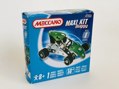 Meccano Maxi Kit Buggy 0708A Metal Model Car, 50+ Pieces, NEW | eBay