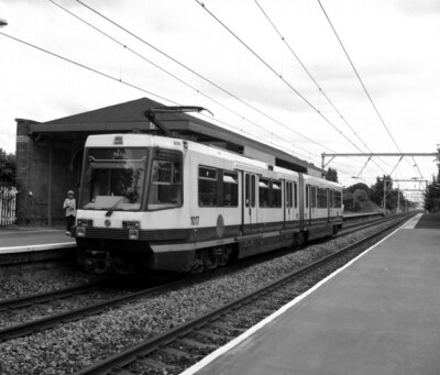 Railway Photo - Timperley station 3 c1993 | eBay UK