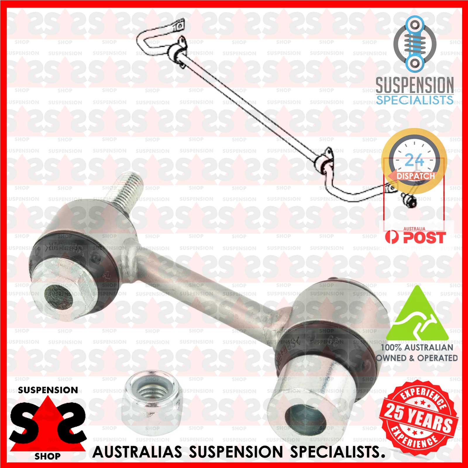 Rear Axle Link/Coupling Rod, Stabiliser Bar Suit MERCEDES-BENZ A-Class ...