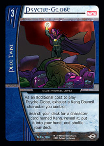 VS System: Psyche-Globe [Played] Marvel The Avengers TCG CCG Classic ...