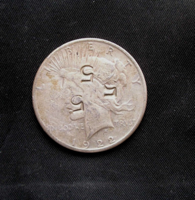 1922-S Peace Silver Dollar Chop marked | eBay