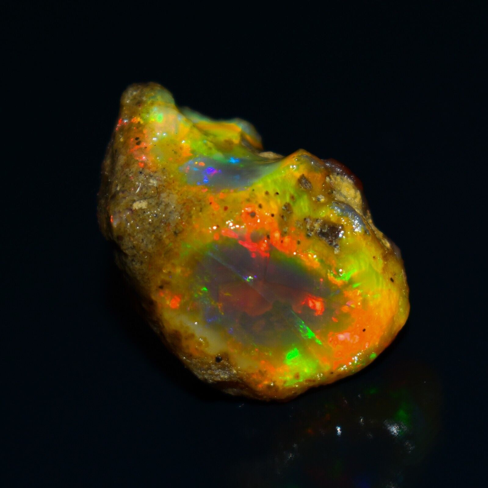 Opal Rough 22.70 Carat Natural Ethiopian Opal Raw Welo Opal Gemstone ...