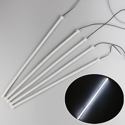 2X 10W White 60cm 24" Slim LED Soft Tube Light Bar For Car Motorbike ...