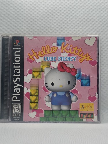 Hello Kitty Cube Frenzy - PS1 PS2 Complete Playstation Game ...
