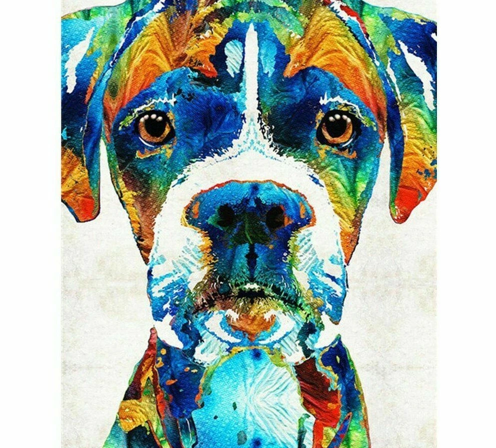 Simple Abstract Animal Paintings