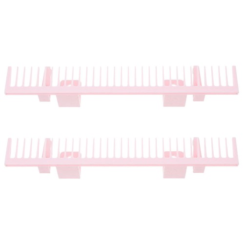2 Pcs Wig Rack Hook Hair Straightener Comb Clips for Extensions Brush ...
