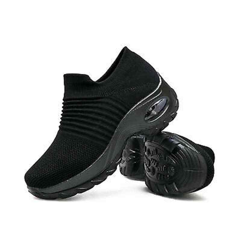 Slow Man Women's Walking Shoes Sock Sneakers Size 9 - Gem