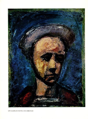 1977 Vintage ROUAULT "WORKMAN'S APPRENTICE" SELFPORTRAIT COLOR offset ...