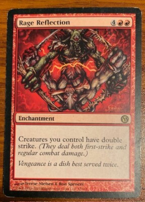 2010 MTG Duels of the Planeswalkers #52 Rage Reflection Used Free ...