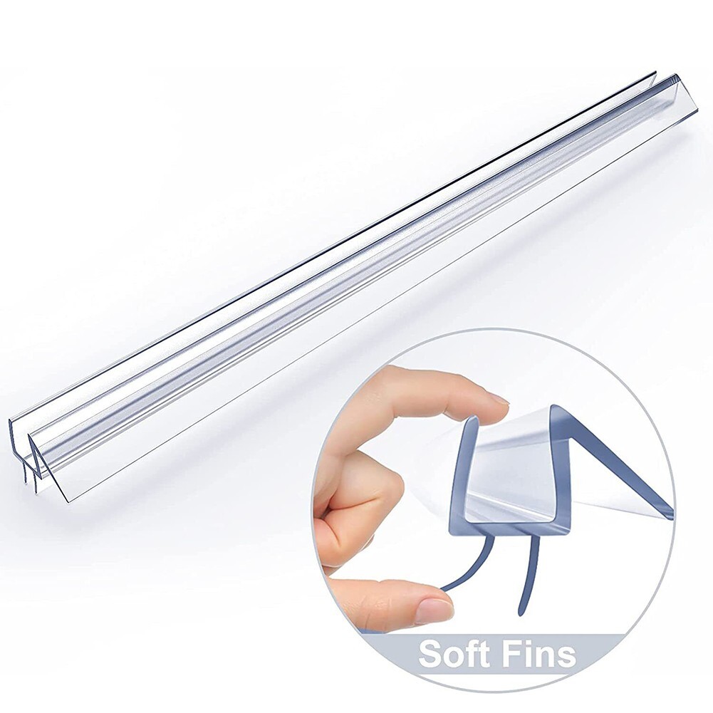 Advanced Shower Door Water Barrier 39 Length Easy Snip Installation Set ...