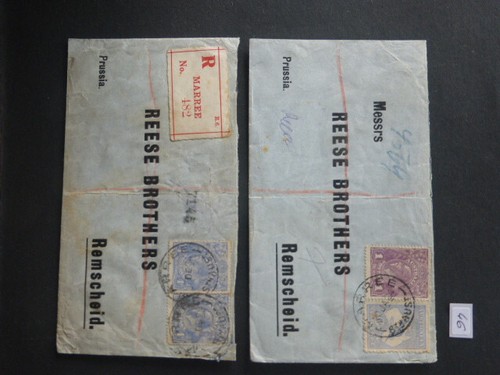 Australia Two Covers King George 1 P + Kongoroo 6 P Marree - to ...