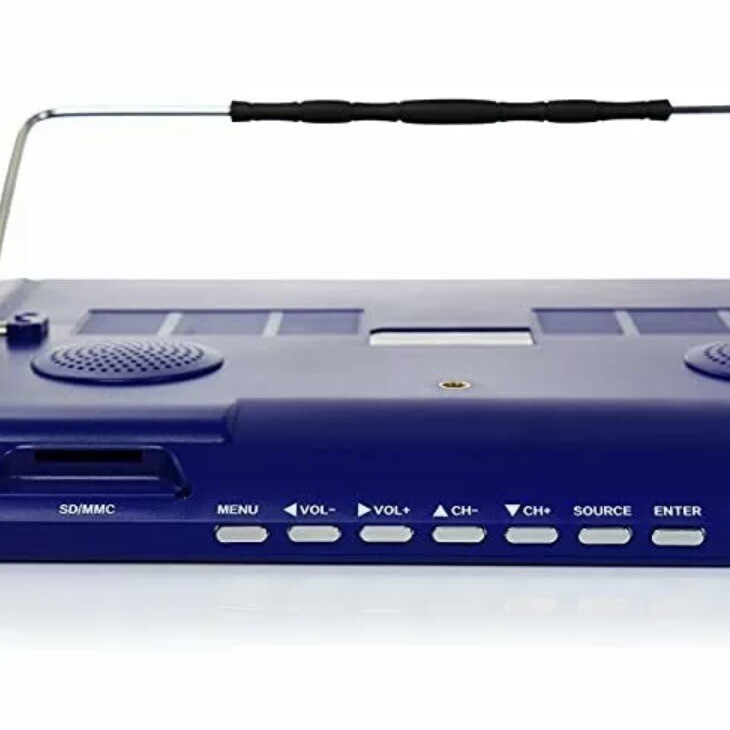 Trexonic 14” Blue Portable Widescreen LED TV TRX-14D w Warranty & HDMI ...