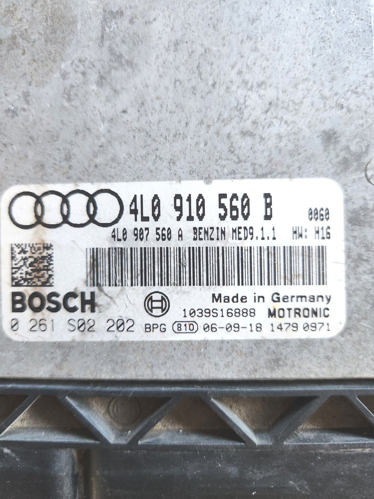 AUDI Q7 ENGINE CONTROL UNIT, ENGINE ECU, PETROL, 4L0910560B | eBay UK