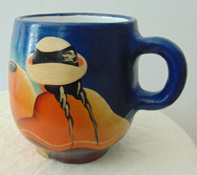 Peruvian hand painted folk art culture 16oz coffee mug | eBay