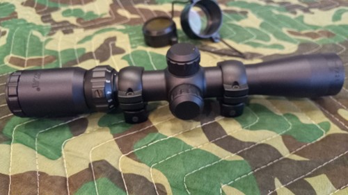 BSA Edge 2-7X28 Matte Black Duplex Reticle Pistol Handgun Scout Scope ...