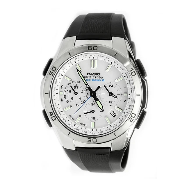 CASIO WAVE CEPTOR WVQ-M410-7AJF White Dial Tough Solar Atomic Radio Men ...