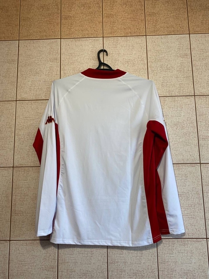 AS ROMA 2001 2002 AWAY SOCCER JERSEY FOOTBALL SHIRT KAPPA LONG SLEEVE ...