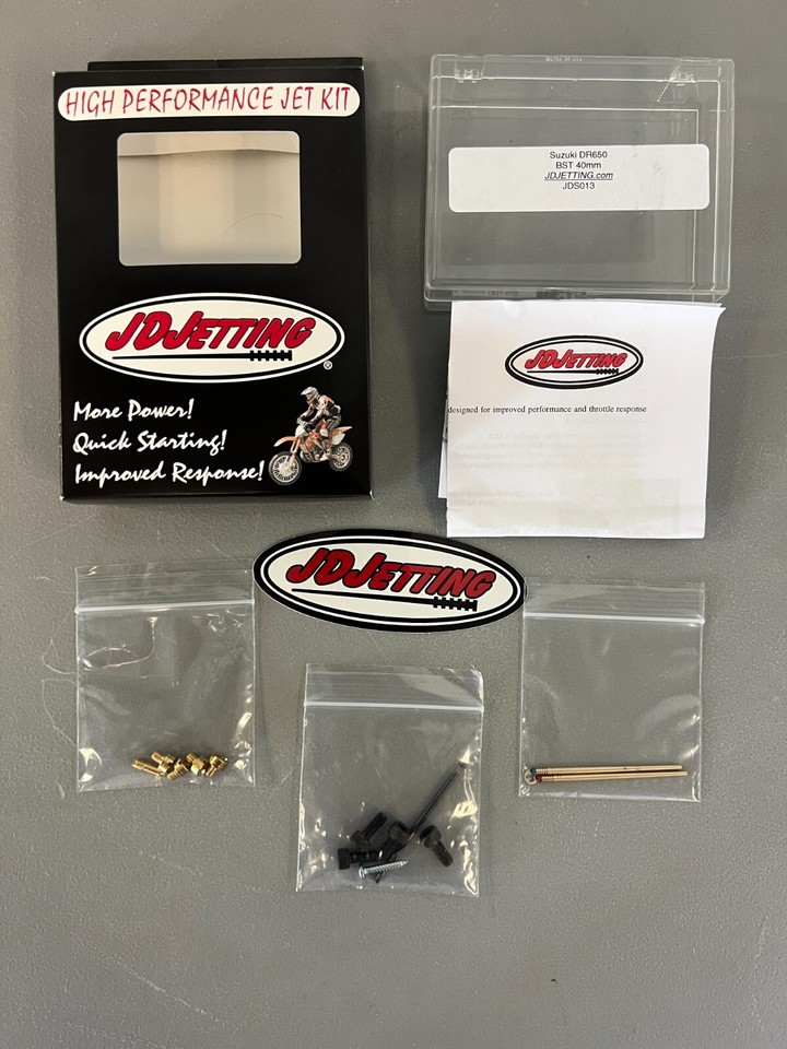 Suzuki DR650 JD Jetting Jet Kit JDS013 1996-2024 Main Pilot Needle | eBay