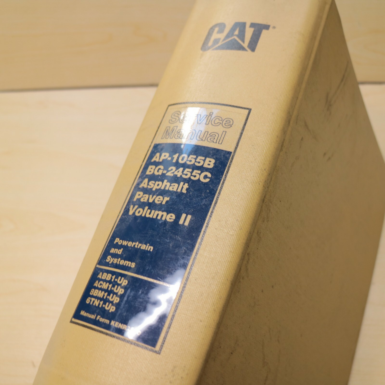 CAT Caterpillar AP-1055B BG-2455C Paver Repair Shop Service System ...