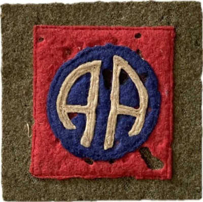 WWI PERIOD US ARMY 82ND DIVISION SHOULDER SLEEVE INSIGNIA / PATCH (344 ...