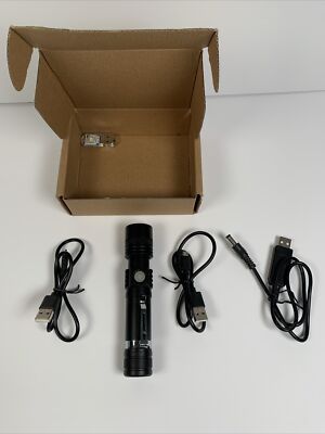 UV FLASHLIGHT Rechargeable LED Black Light Waterproof Zoomable By ...