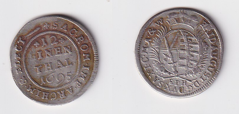 1/12 Taler Sachsen albertinische Linie 1695 EPH f.ss (148766) | eBay