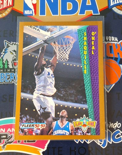 1992-93 Fleer Shaquille O’Neal Slam Dunk RC Basketball Card #298 | eBay UK
