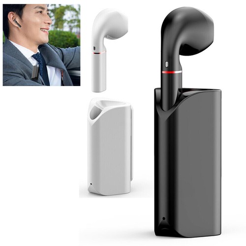 Wireless Bluetooth Earbud Single In Ear Earphone With Clip and Charging ...