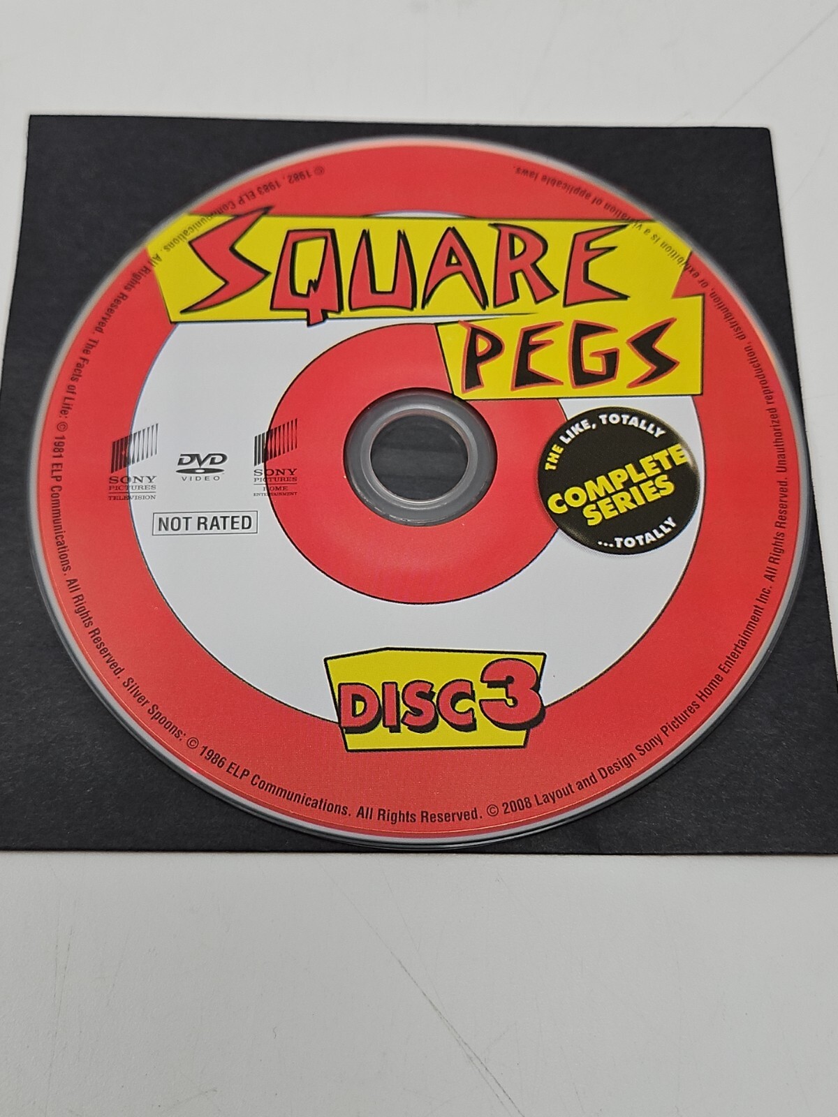 Square Pegs - The Complete Series (DVD, 2008) - DISC 3 - DISC ONLY ...
