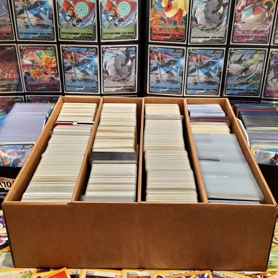 100x Pokémon Cards Bundle Joblot Ultra Rare VMAX OR VSTAR Holo Shiny ...