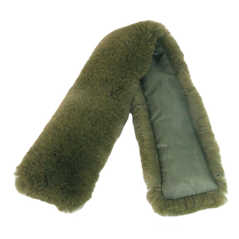 1 X Faux Fur Collar Detachable Fluffy Neck Warmer Wrap Winter Coat ...