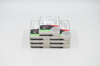 Lot of 7 Ironwolf Standard Disk Drives 10TB Model: STR00D #2773 | eBay
