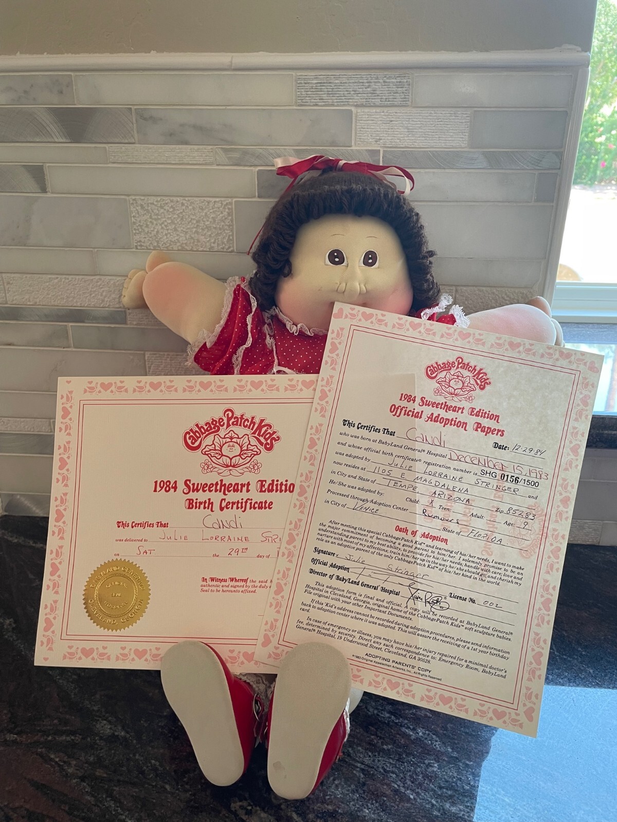 xavier roberts little people soft sculpture cabbage patch dolls ...