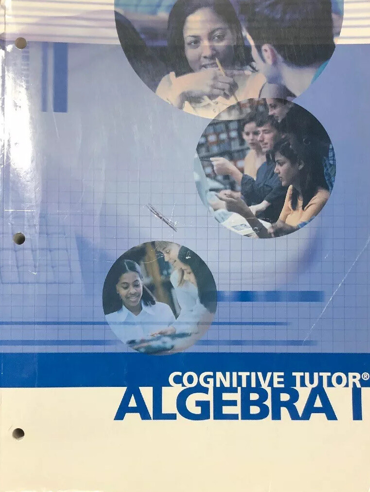 Carnegie Learning: Cognitive Tutor: Algebra 1: Student Text | eBay