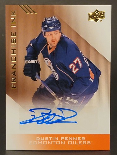2013-14 Upper Deck Edmonton Oilers Franchise Ink #FI-DP Dustin Penner ...
