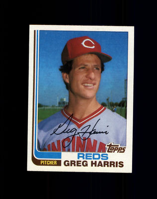 1982 Topps Traded #41T Greg Harris - Cincinnati Reds NM/MT (A01A) | eBay