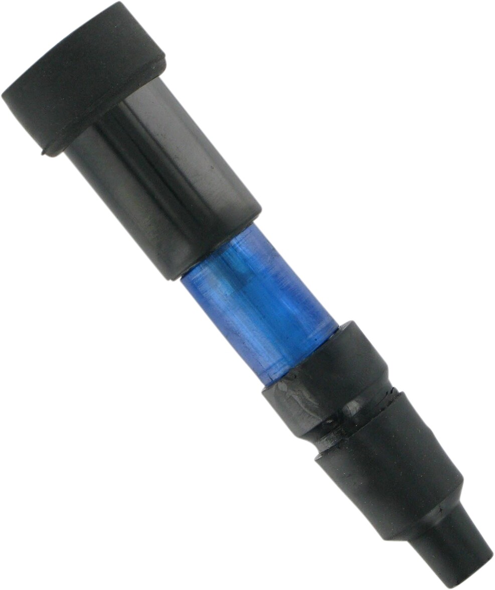 Parts Unl Flashing Spark Plug Cap Straight Blue Fits 10/12/14 mm Plugs ...