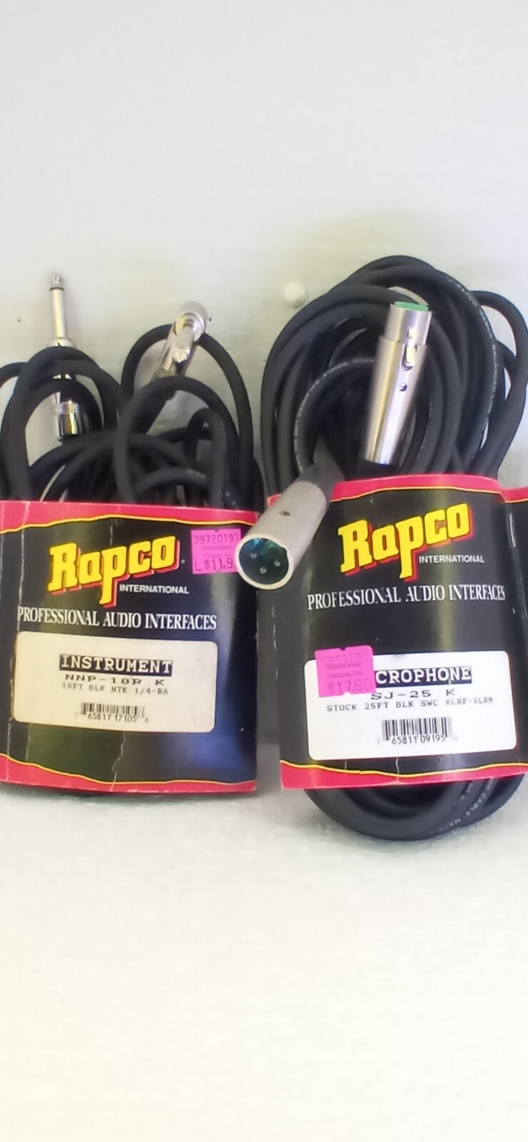 Microphone Cable - Rapco 25ft Black Cable XLRF-XLRM | eBay