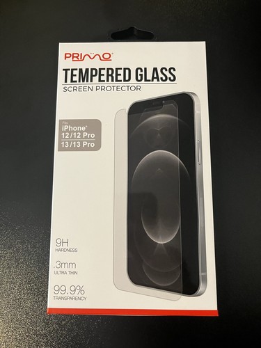 "New" Primo Tempered Glass Screen Protector iPhone 12 Pro Max or 13 Pro ...