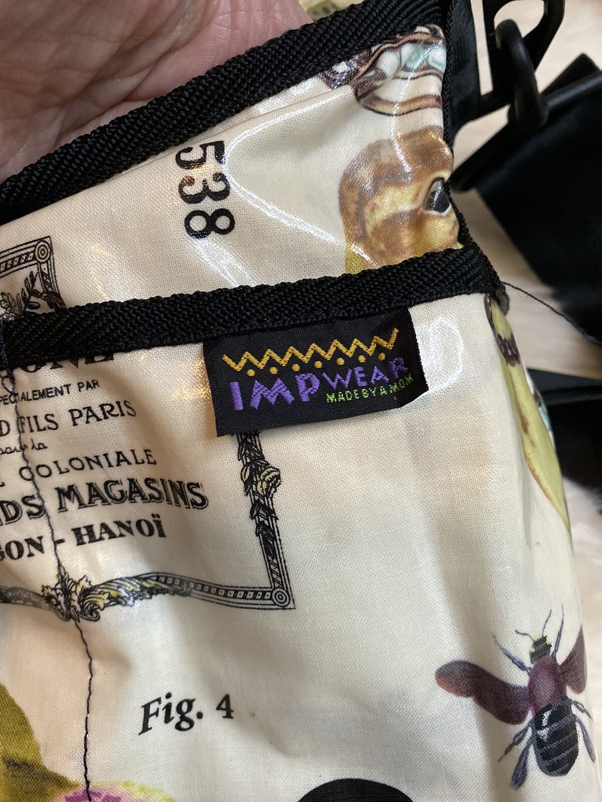 Imp Wear Made By A Mom Laminated Messenger Bag Purse … - Gem
