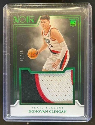 2024 Noir Donovan Clingan Rookie Jumbo Material RC Patch Holo Green #11 ...