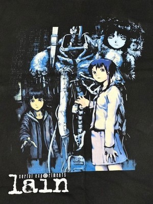 Serial Experiments Lain T-Shirt L Size Bootleg Anime Manga Collectible ...