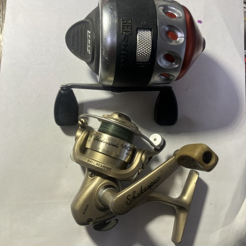 Shakespeare Microspin Fishing Reel MSS And Zebco Red Rhino | eBay